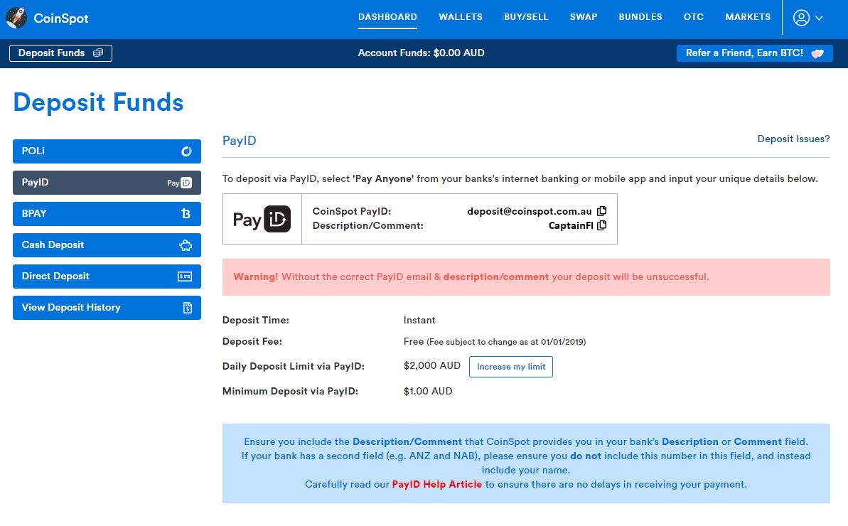 Coinspot review | Captain FI