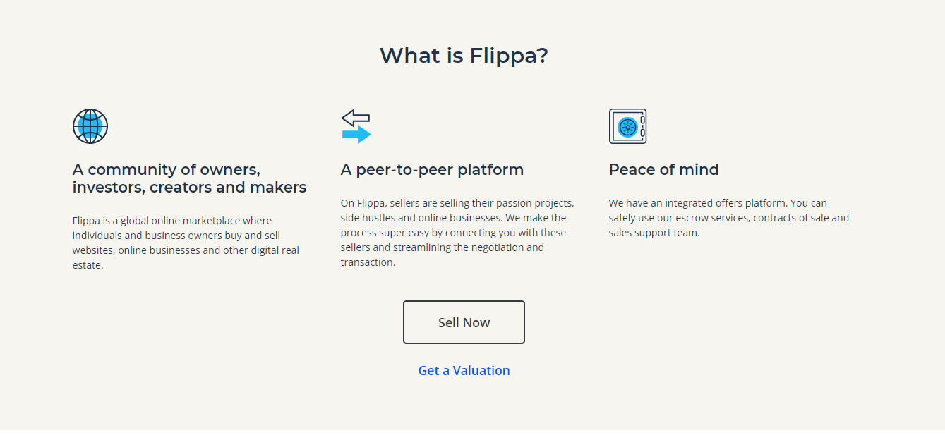Flippa review; Buying and Selling Websites | Captain FI