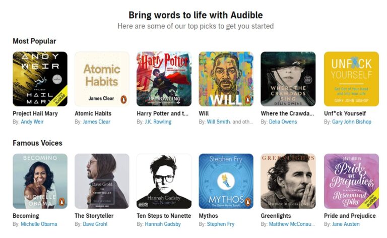 Audible Review – listen to your favourite books |Captain FI