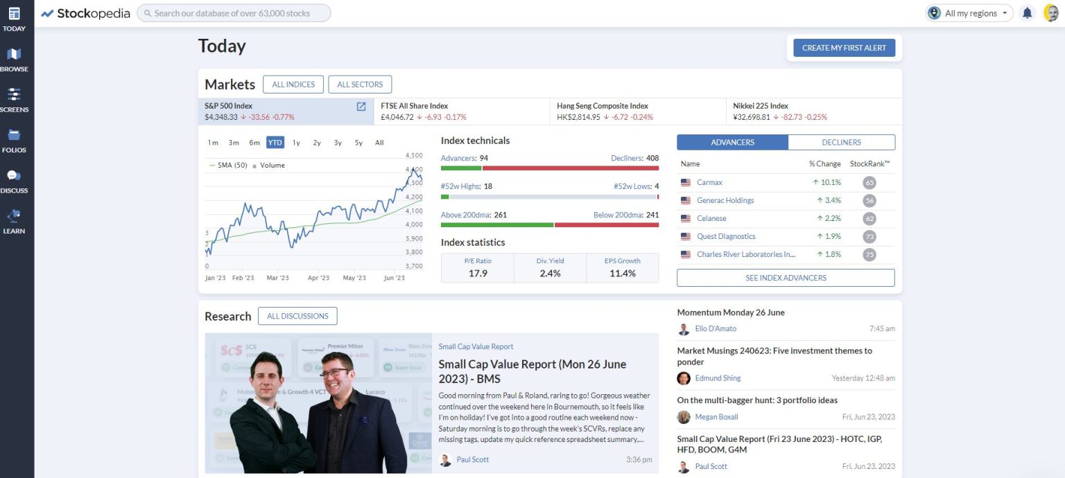 Stockopedia Review: An All-In-One Stock Market Research Encyclopedia